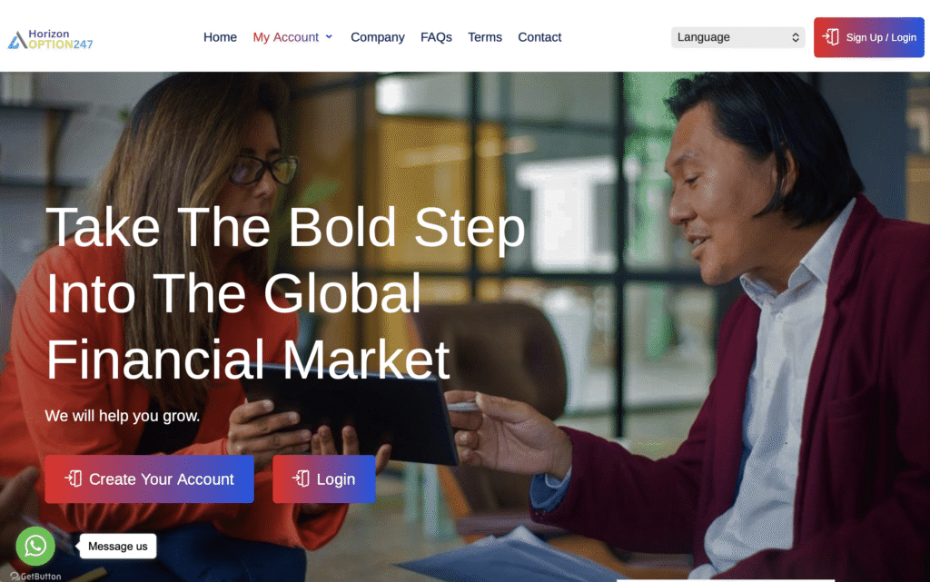 HorizonOption247.com: Full Scam Analysis | Bridge Reclaim Limited