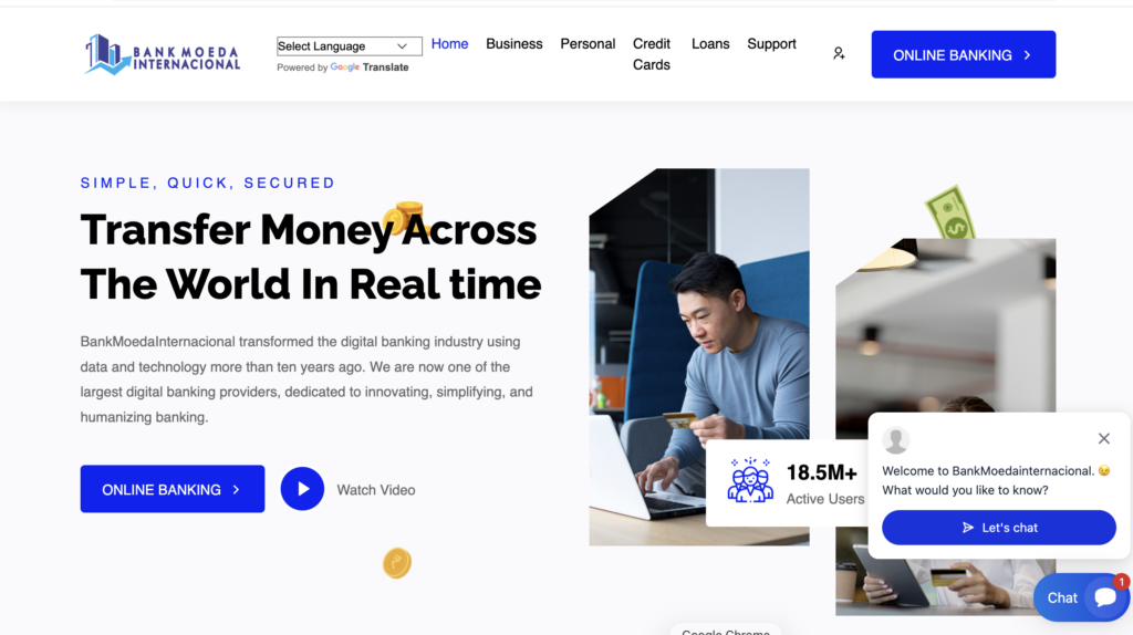 Bankmoedainternacional.com Unsafe Platform | Bridge Reclaim Limited